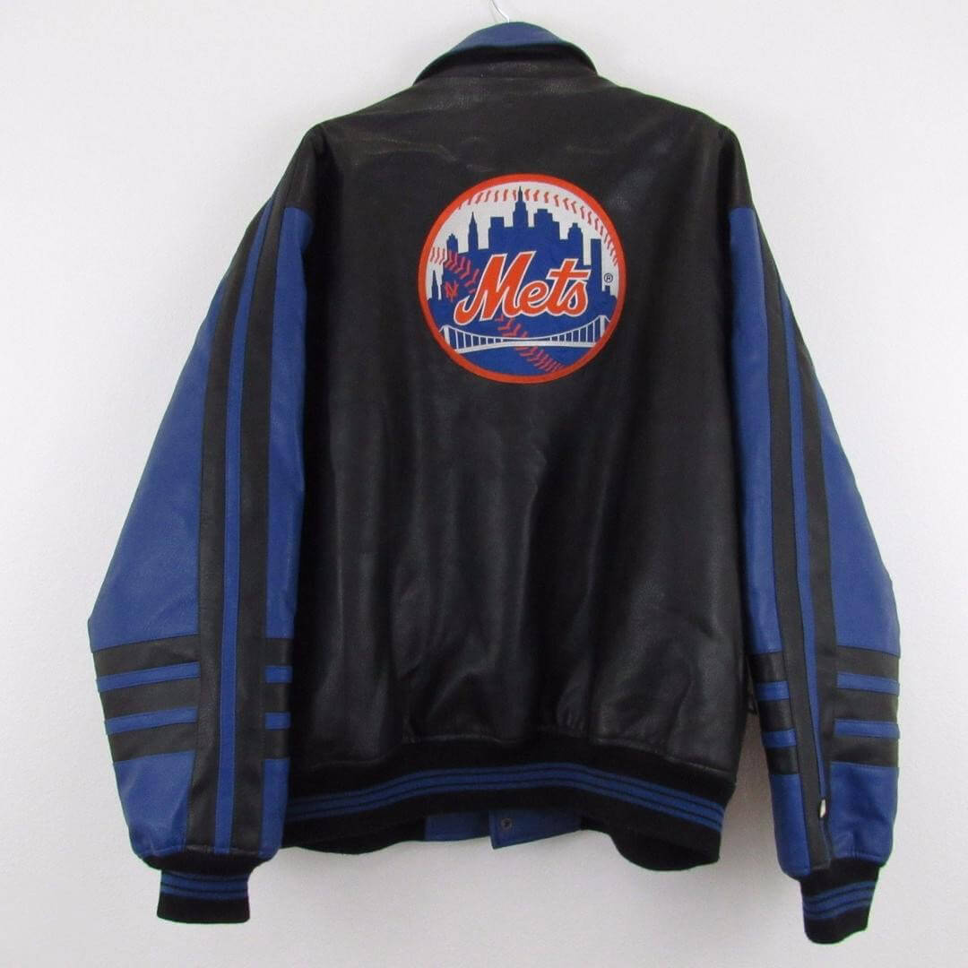 New York Mets Major League MLB Leather Jacket - Maker of Jacket