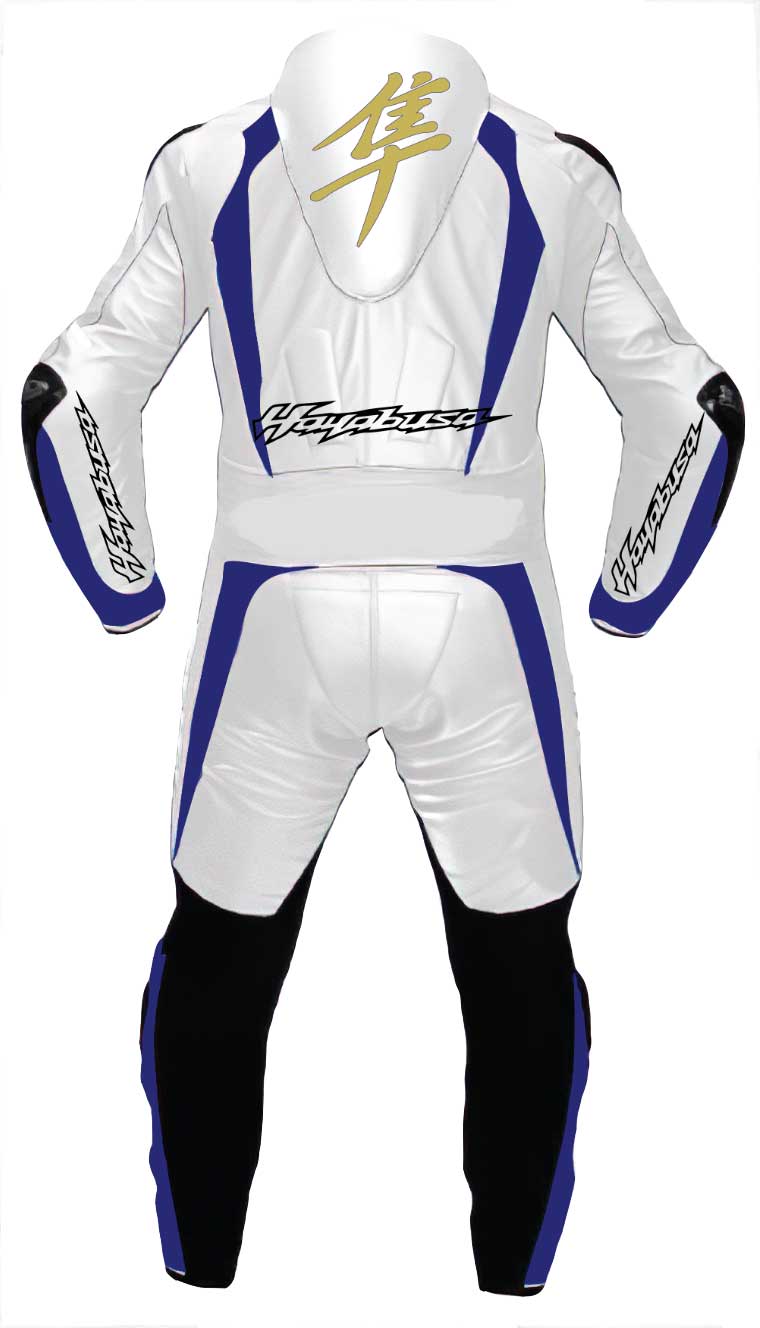Suzuki Hayabusa Motorcycle Racing Leather Suit - Maker of Jacket