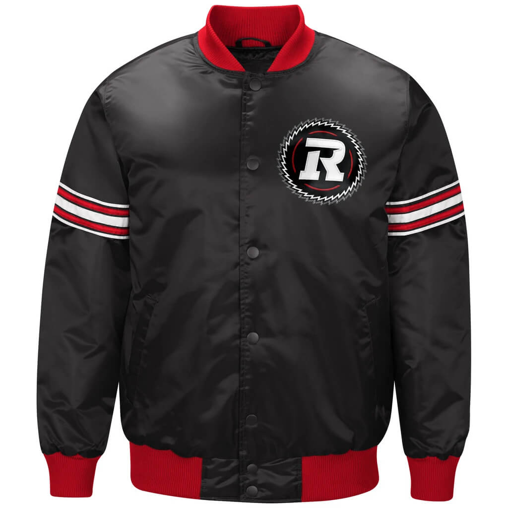 Ottawa Red Blacks CFL Team Satin Jacket - Maker of Jacket