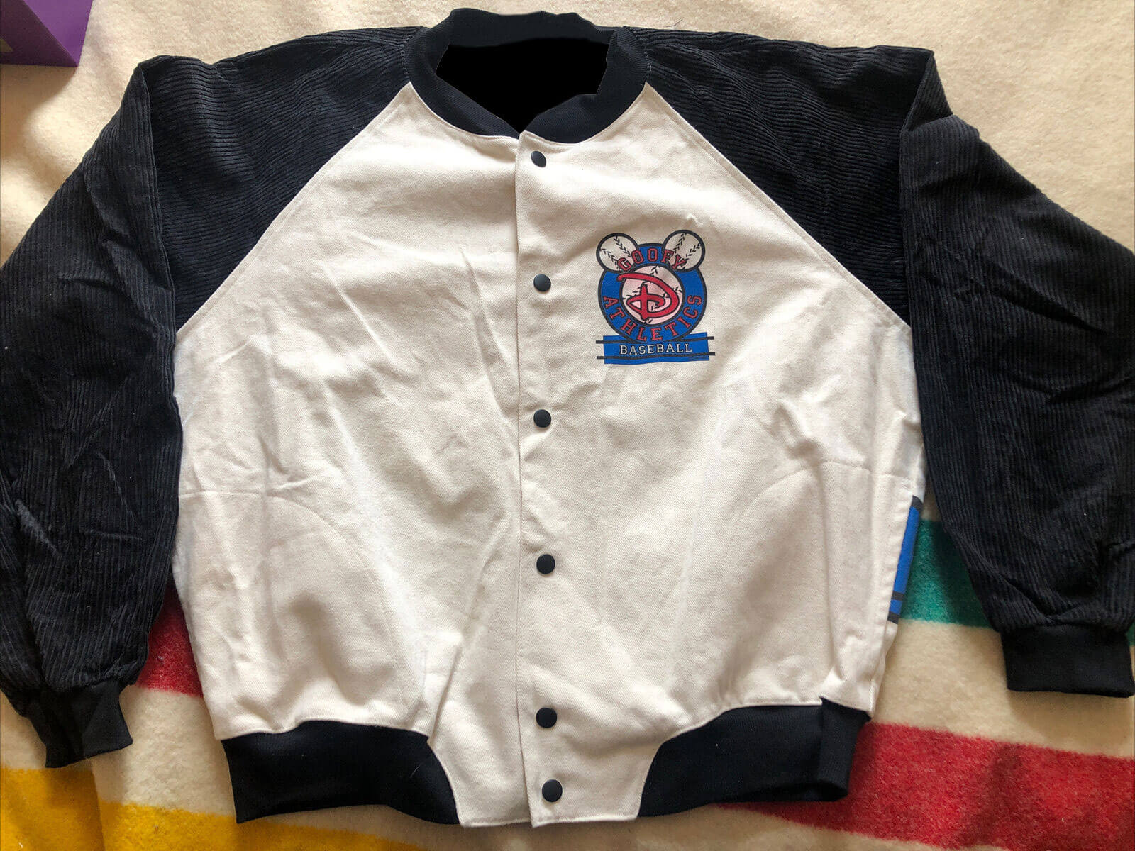 Vintage 1990s Disney Goofy Bomber Jacket - Maker of Jacket