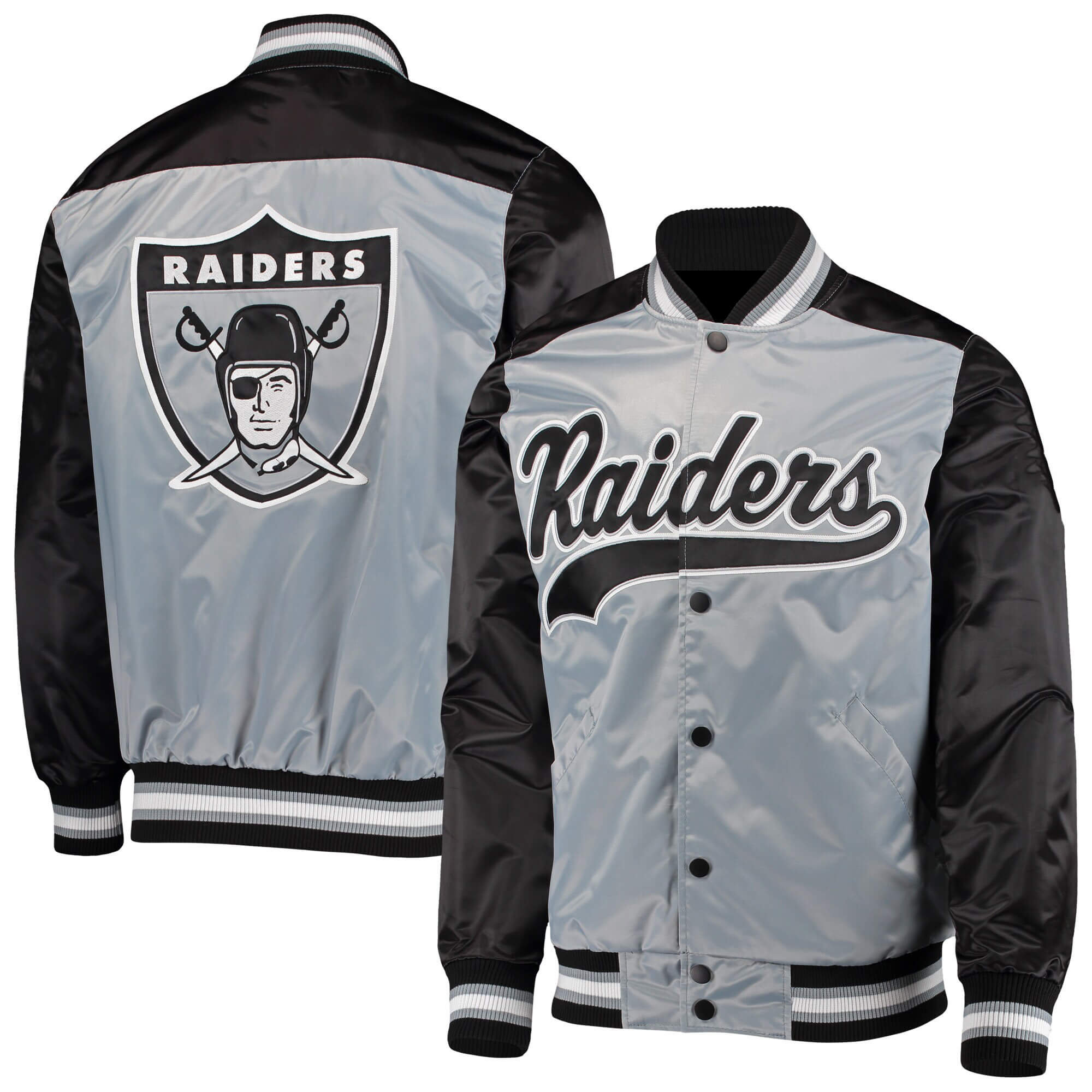 Las Vegas Raiders NFL The Tradition Satin Jacket - Maker of Jacket