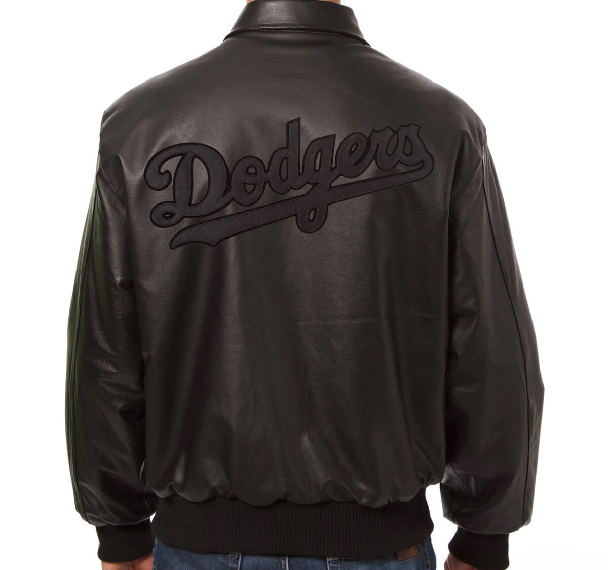 MLB Black Los Angeles Dodgers Leather Jacket - Maker of Jacket