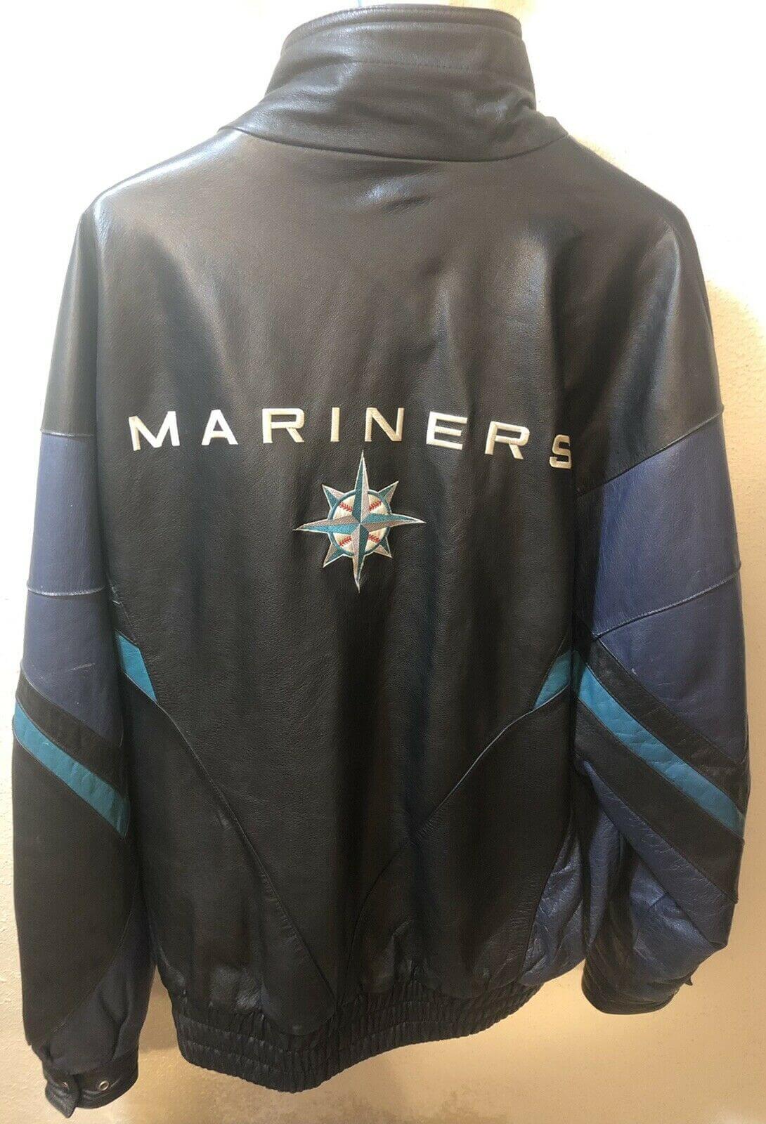 Seattle Mariners Baseball Pro Player MLB Leather Jacket - Maker of Jacket