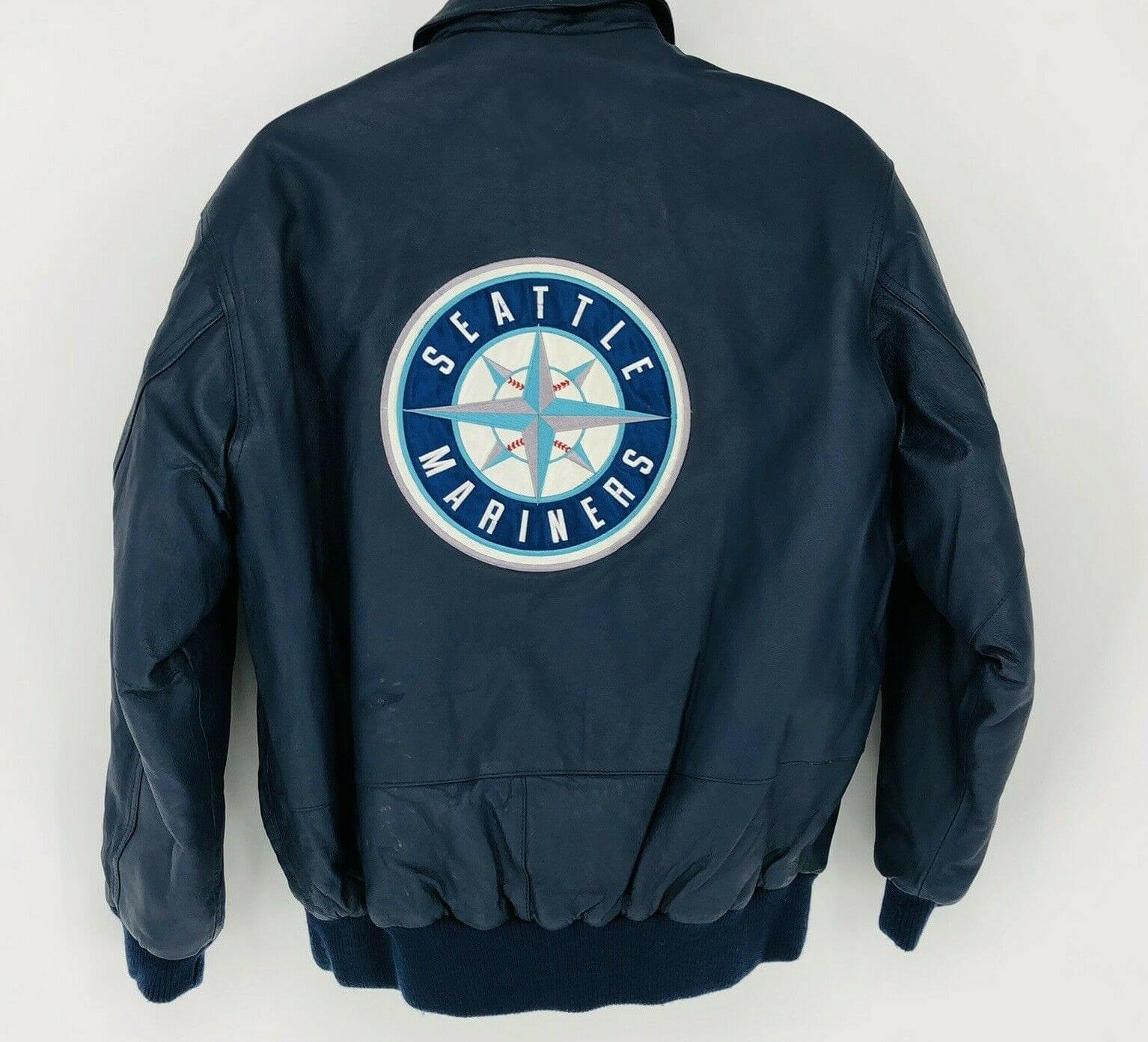 Seattle Mariners Leather MLB Pro Player Jacket - Maker of Jacket