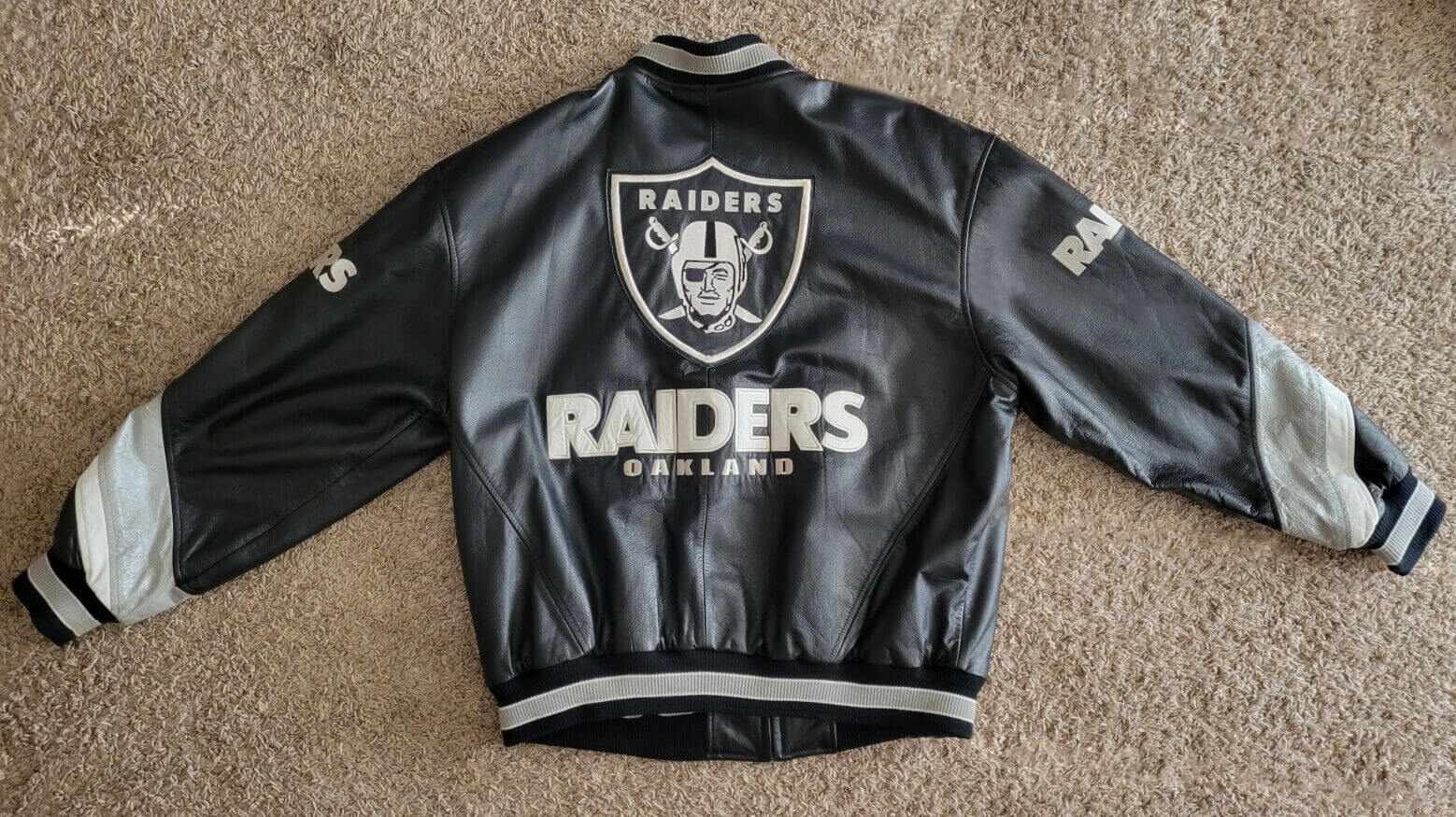 Oakland Raiders Custom Motorcycle Jackets