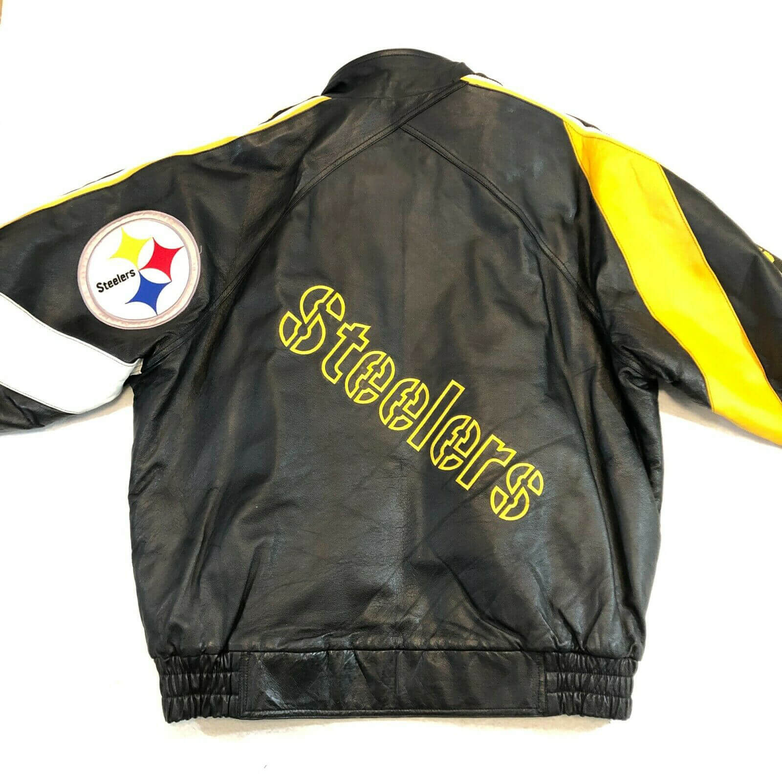 Pro Player Pittsburgh Steelers Leather Jacket - Maker of Jacket