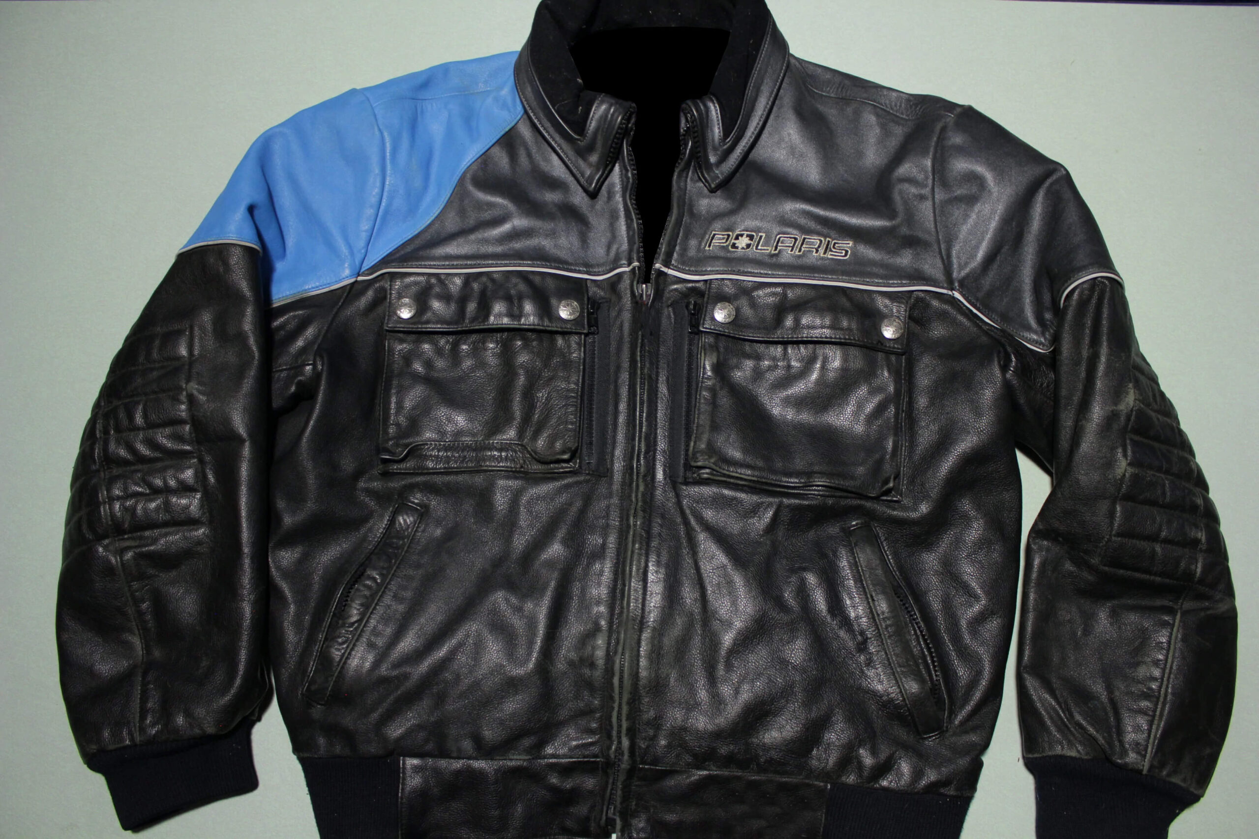 Polaris Hein Gericke Black Sled Vintage Racing Jacket - Maker of Jacket