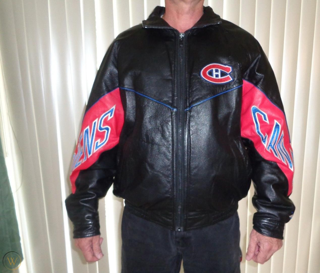 Montreal Canadiens Black NHL Leather Jacket - Maker of Jacket