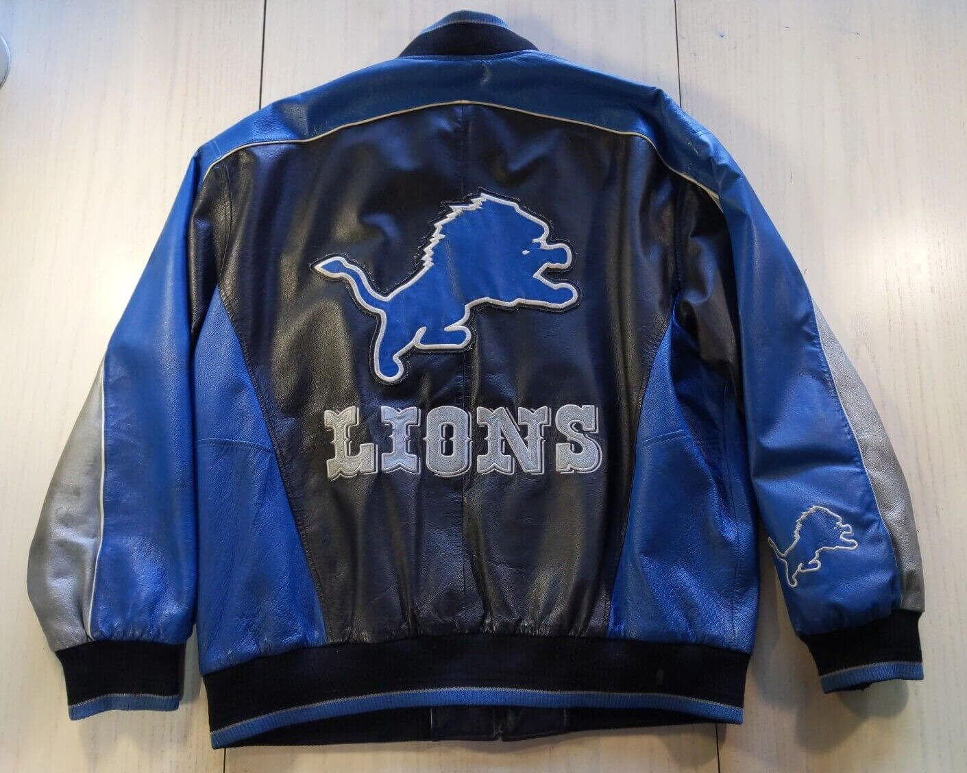 Vintage G III Carl Banks Detroit Lions Leather Jacket - Maker of Jacket
