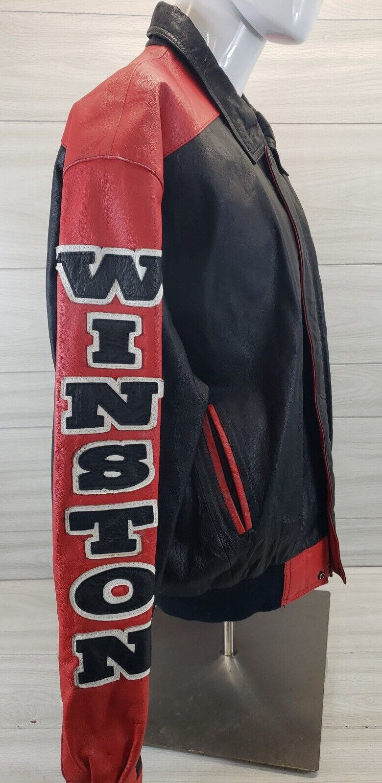 Vintage Nascar Winston Cup Series Leather Jacket - Maker of Jacket