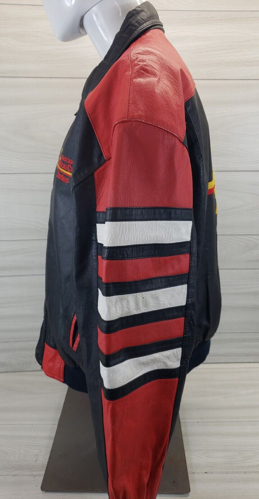 Vintage Nascar Winston Cup Series Leather Jacket - Maker of Jacket