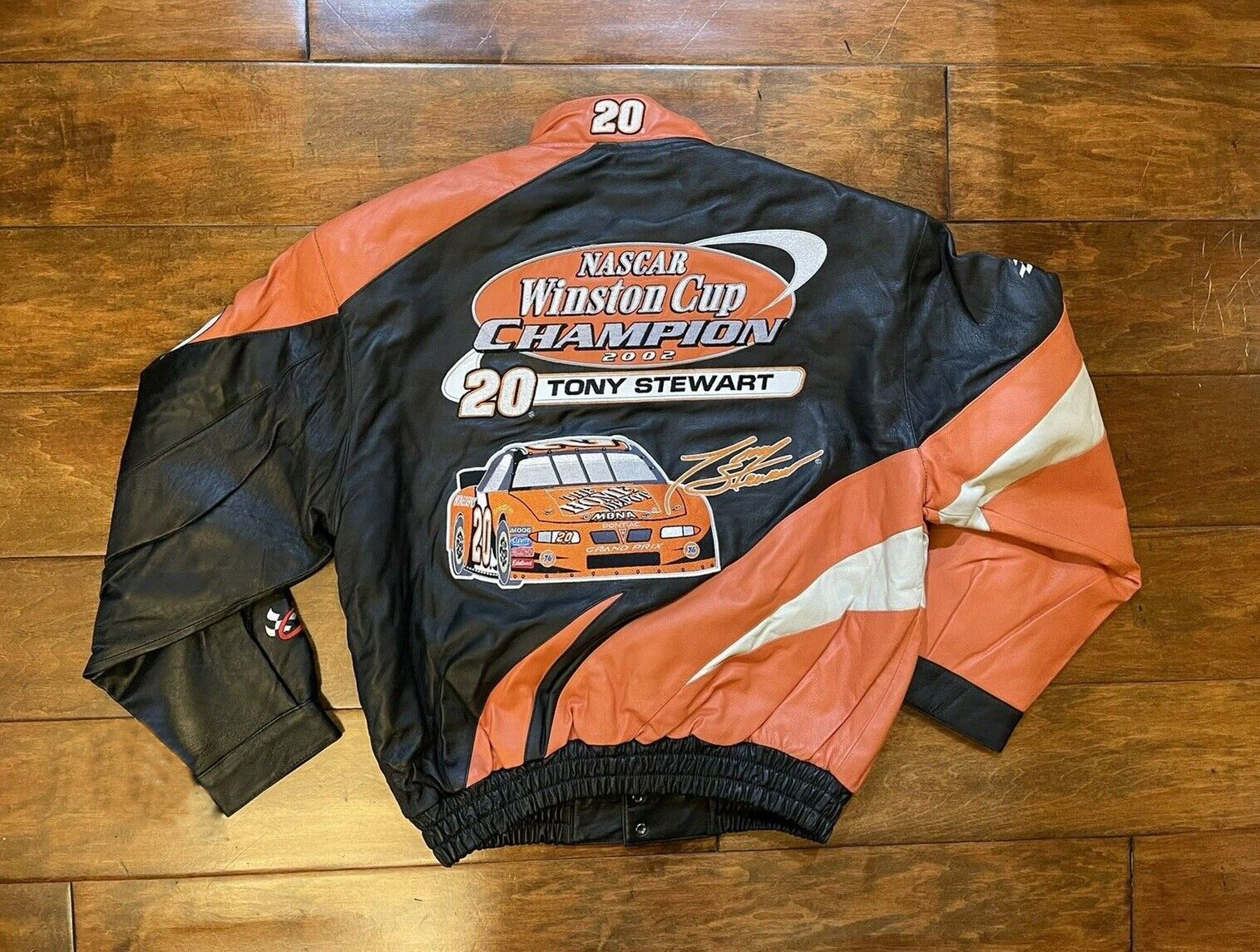 Winston Cup Champion 2002 JH Design Leather Jacket - Maker of Jacket