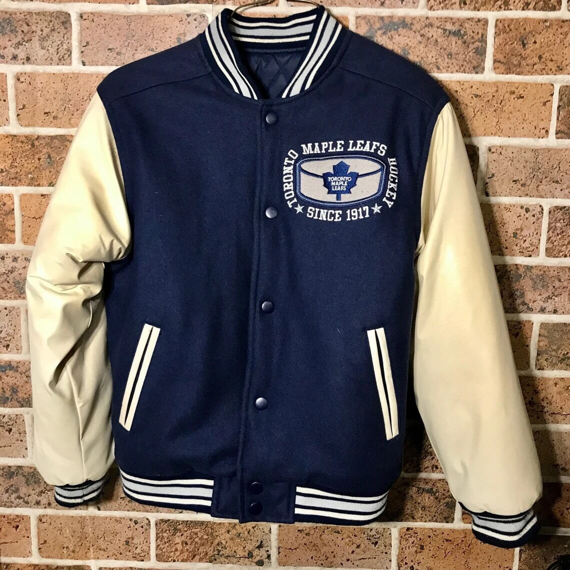 Toronto Maple Leafs Since 1917 Varsity Jacket - Maker of Jacket