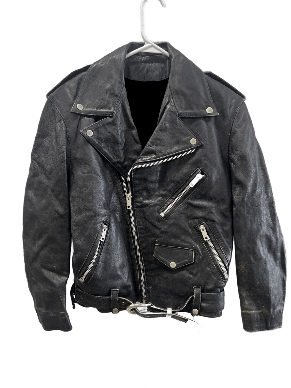 Hard Rock Cafe Cancun Black Biker Leather Jacket - Maker of Jacket