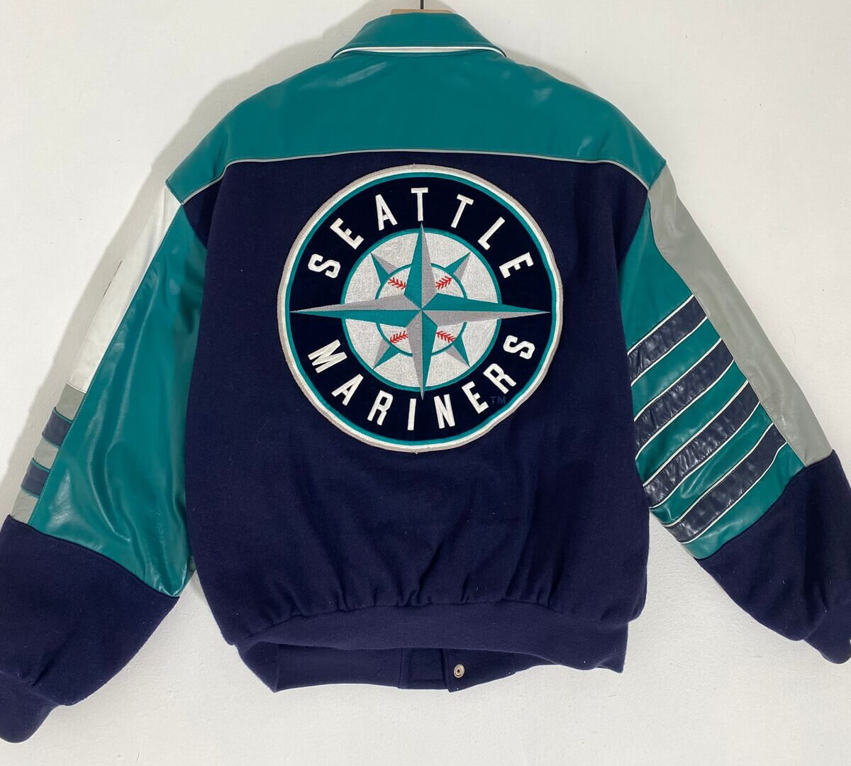 MLB Seattle Mariners Jeff Hamilton Varsity Jacket - Maker of Jacket