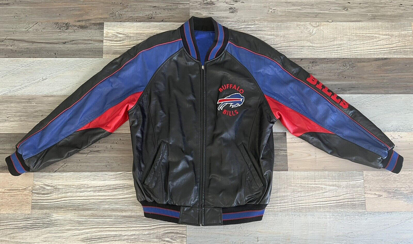 Vintage G-III Carl Banks Buffalo Bills Leather Jacket - Maker of Jacket