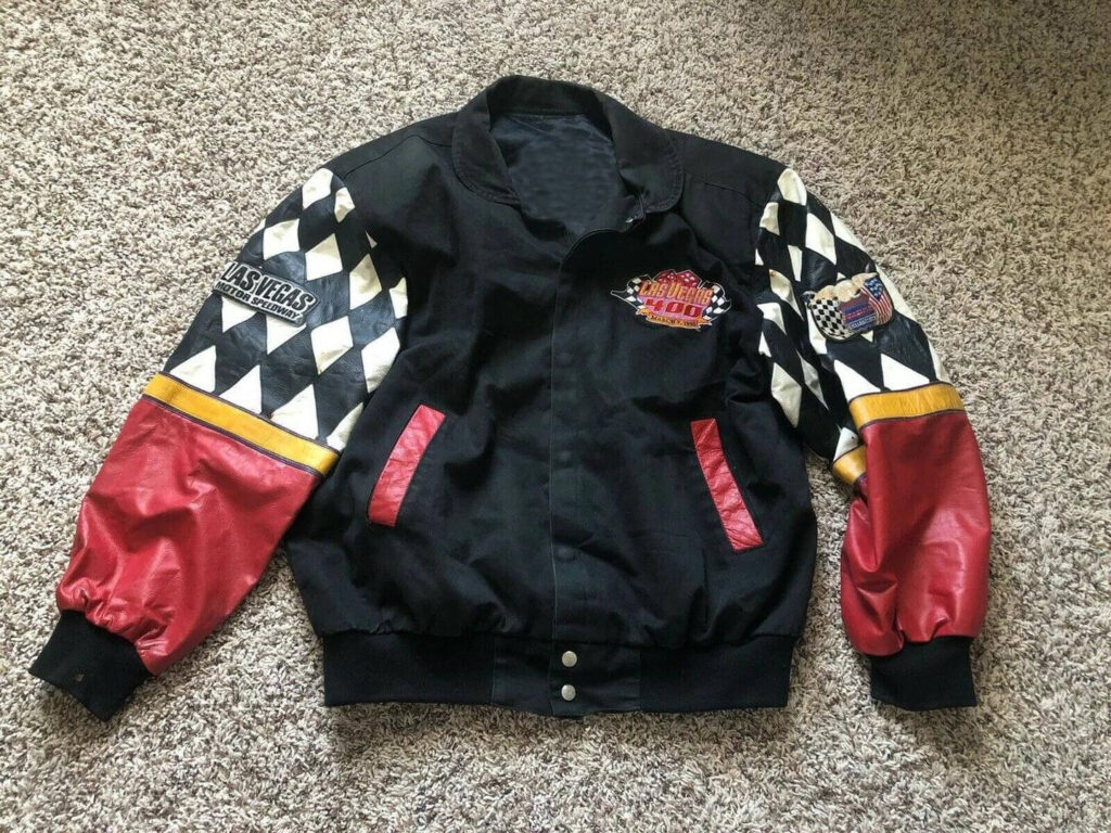 Las Vegas 400 1999 Motor Speedway Varsity Jacket - Maker of Jacket