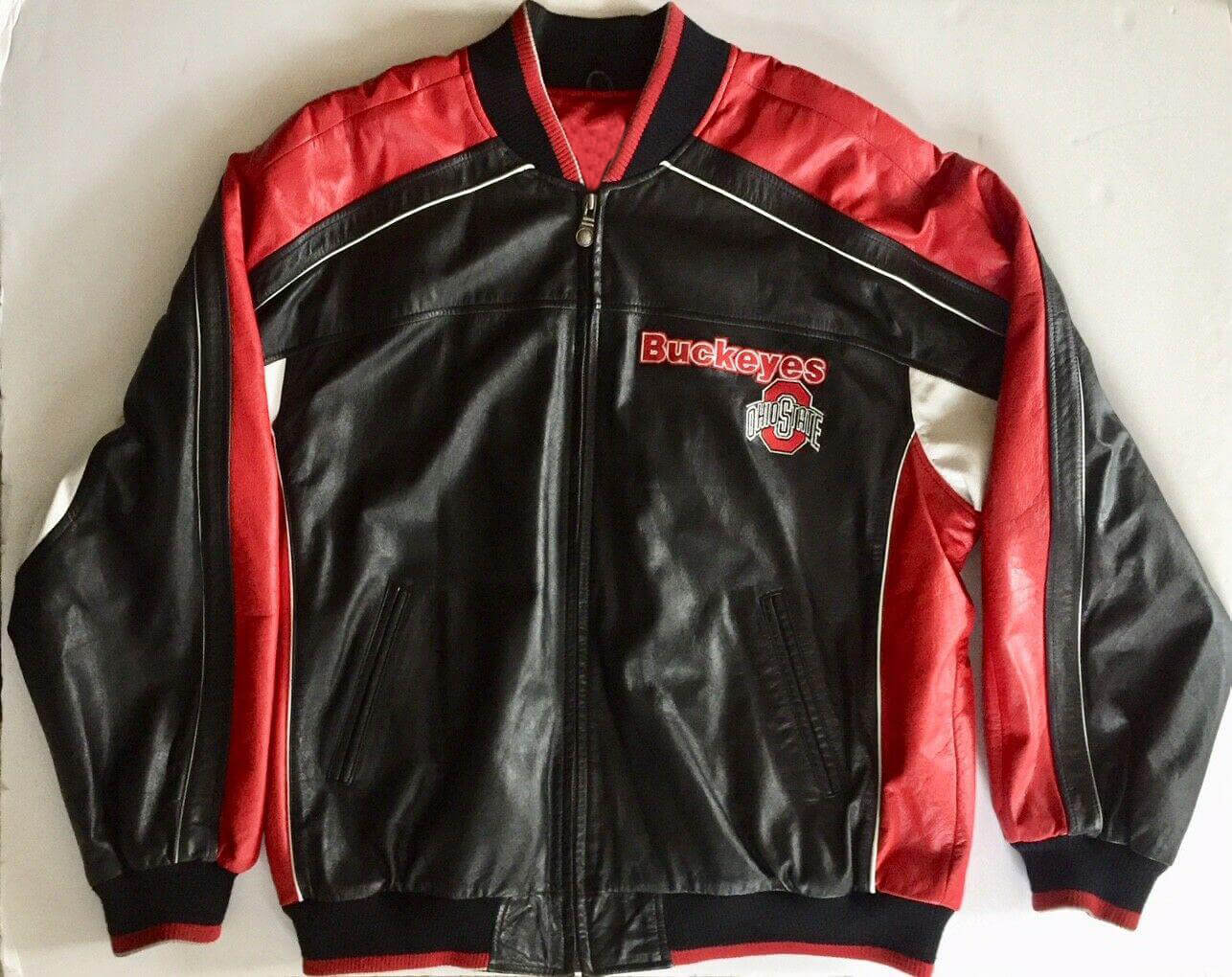 Ohio State Buckeyes GIII Vintage Leather Jacket - Maker of Jacket