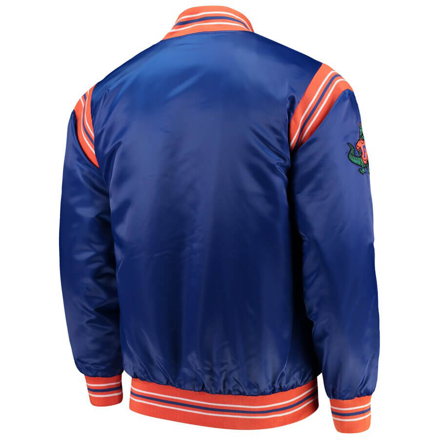 NCAA Florida Gators The Enforcer Full-Button Satin Jacket - Maker of Jacket