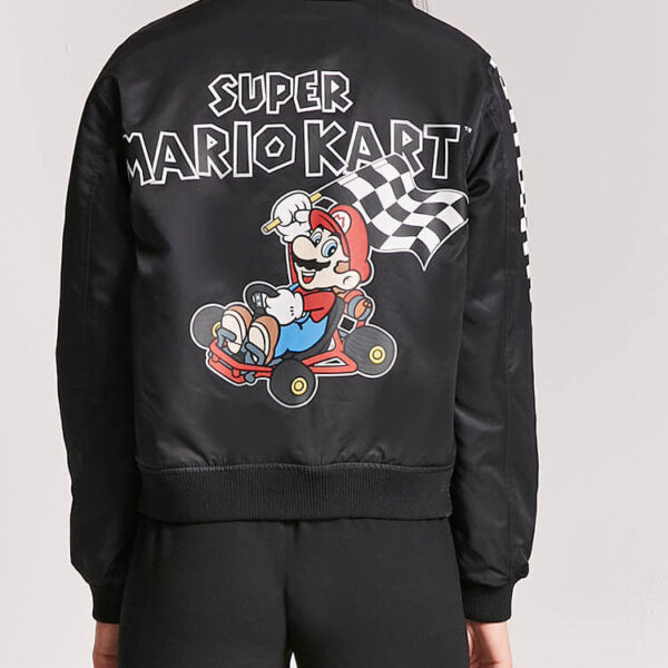 Super Mario Luigi Green Bomber Jacket - Maker of Jacket