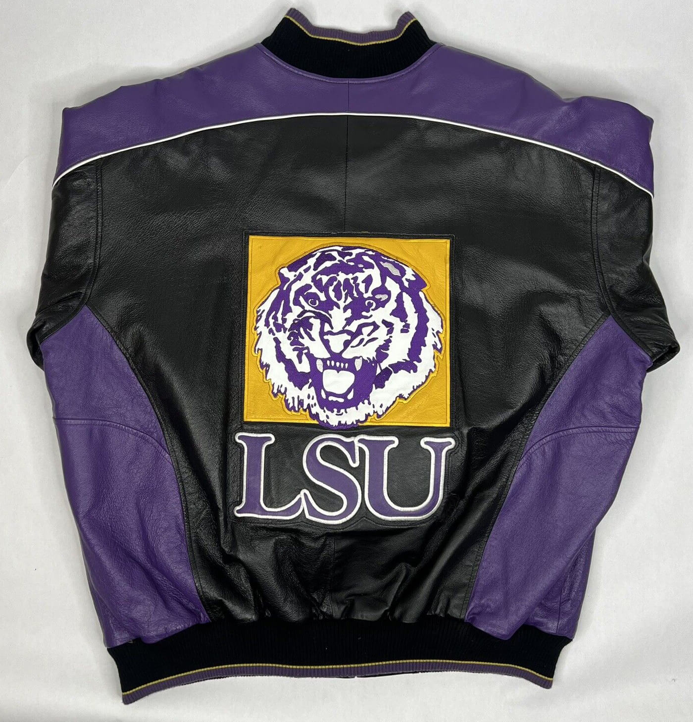 Vintage LSU Tigers Leather Jacket - Maker of Jacket