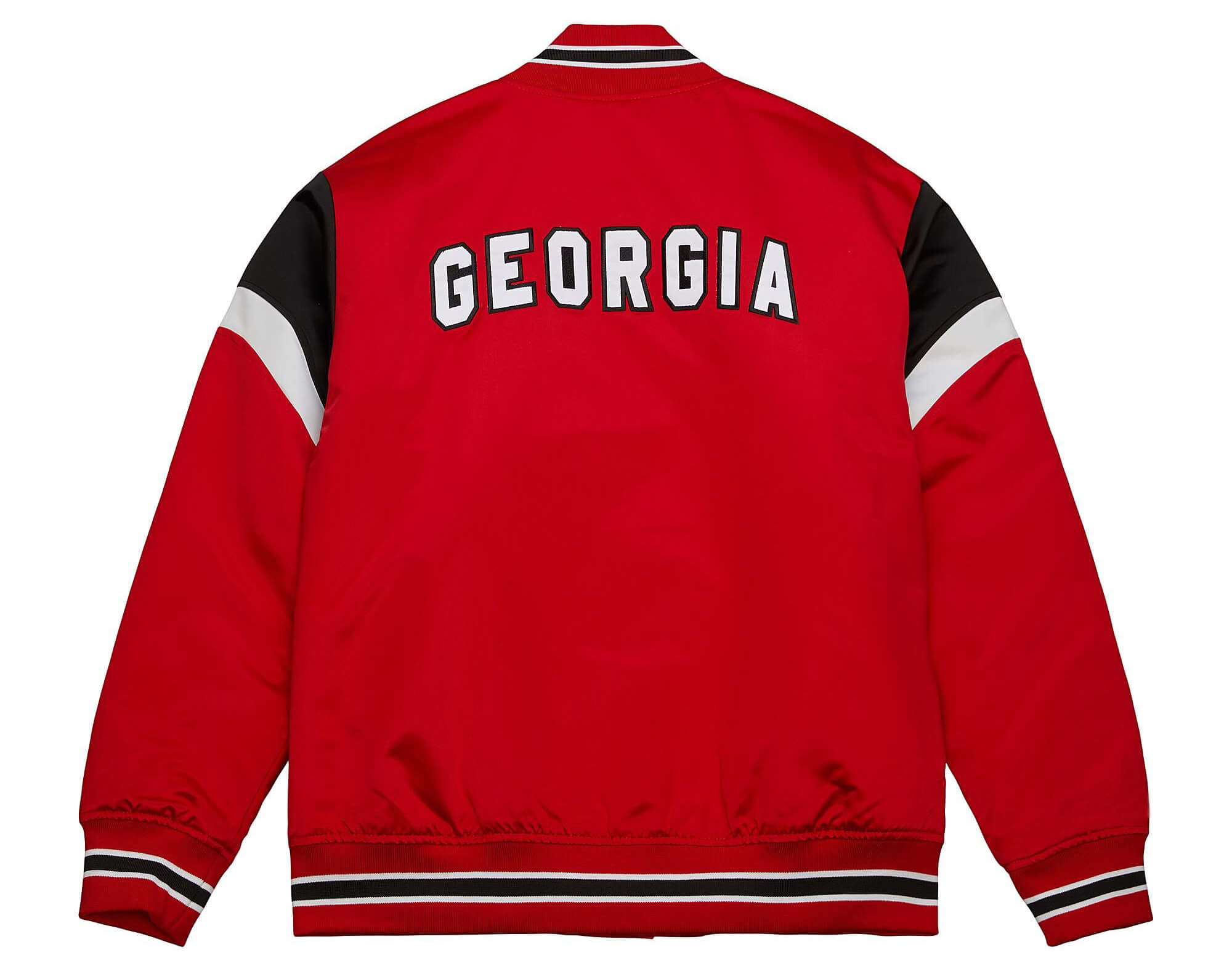 NCAA University Of Georgia Bulldogs Satin Jacket - Maker of Jacket