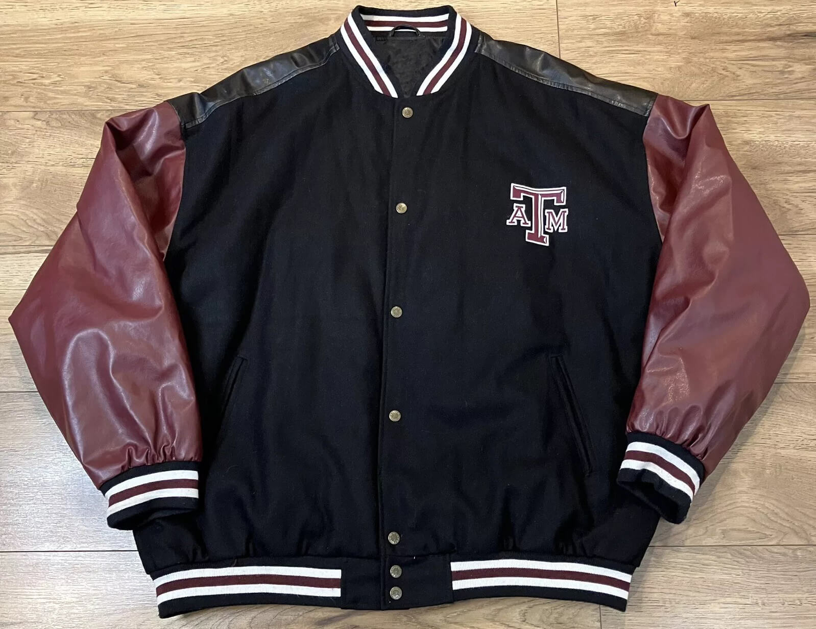 NCAA Texas ATM Aggies Steve & Barry’s Varsity Jacket - Maker of Jacket