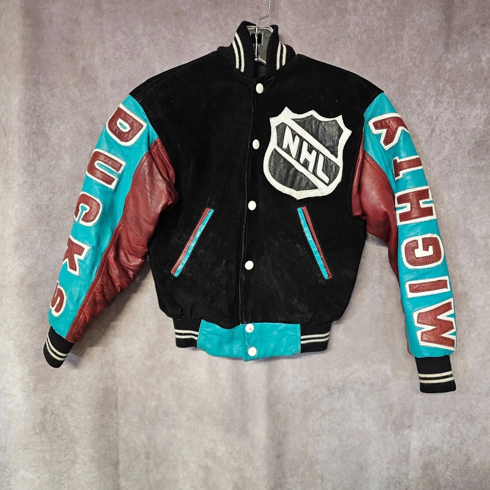 Vintage NHL Anaheim Mighty Ducks NHL Varsity Jacket - Maker of Jacket
