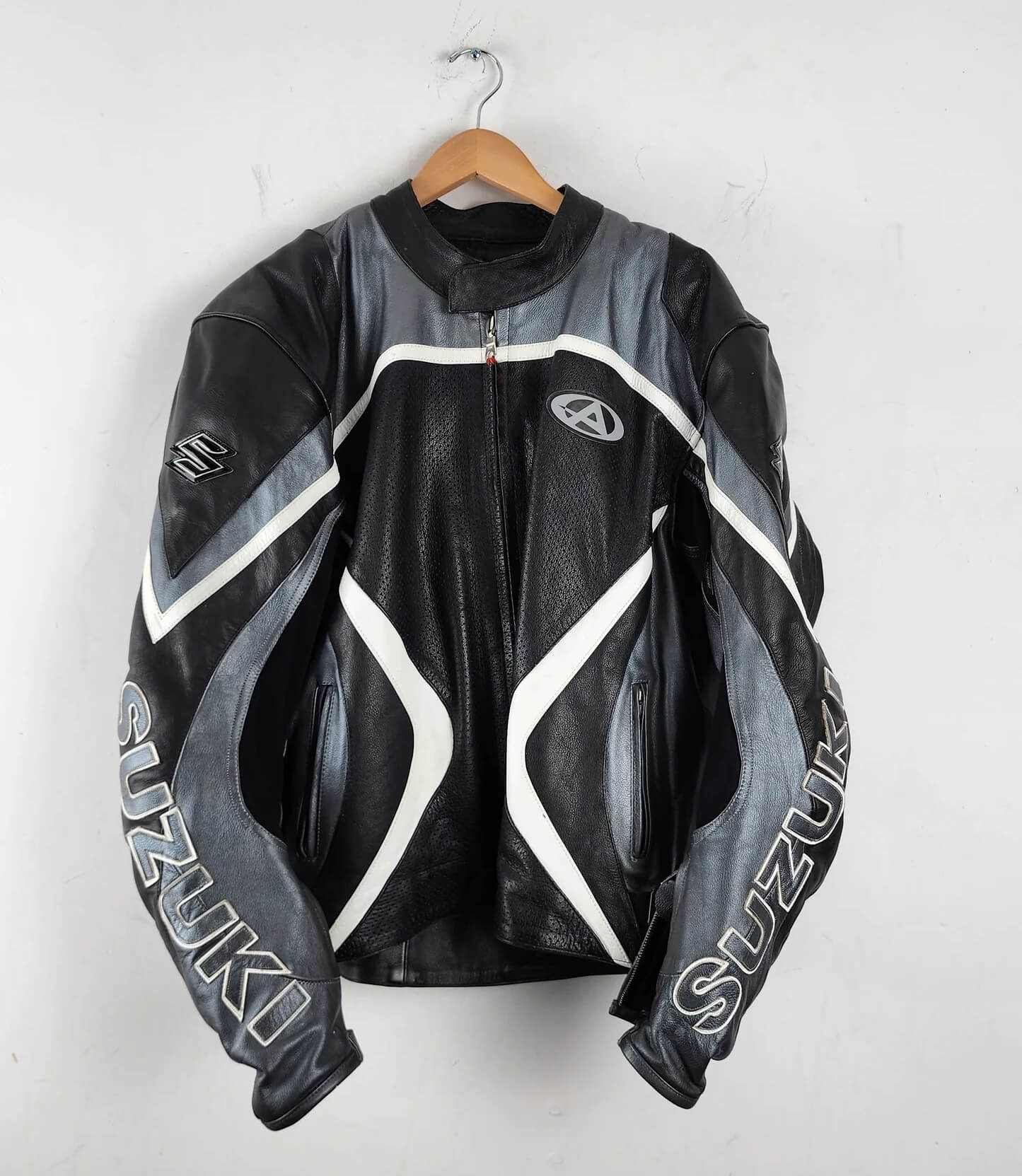 Suzuki Agv Motorcycle Racing Leather Jacket - Maker of Jacket