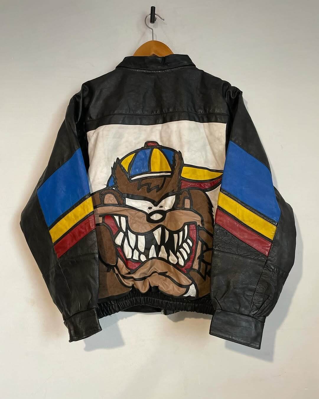 Taz Tasmanian Devil Cartoon Leather Jacket - Maker of Jacket